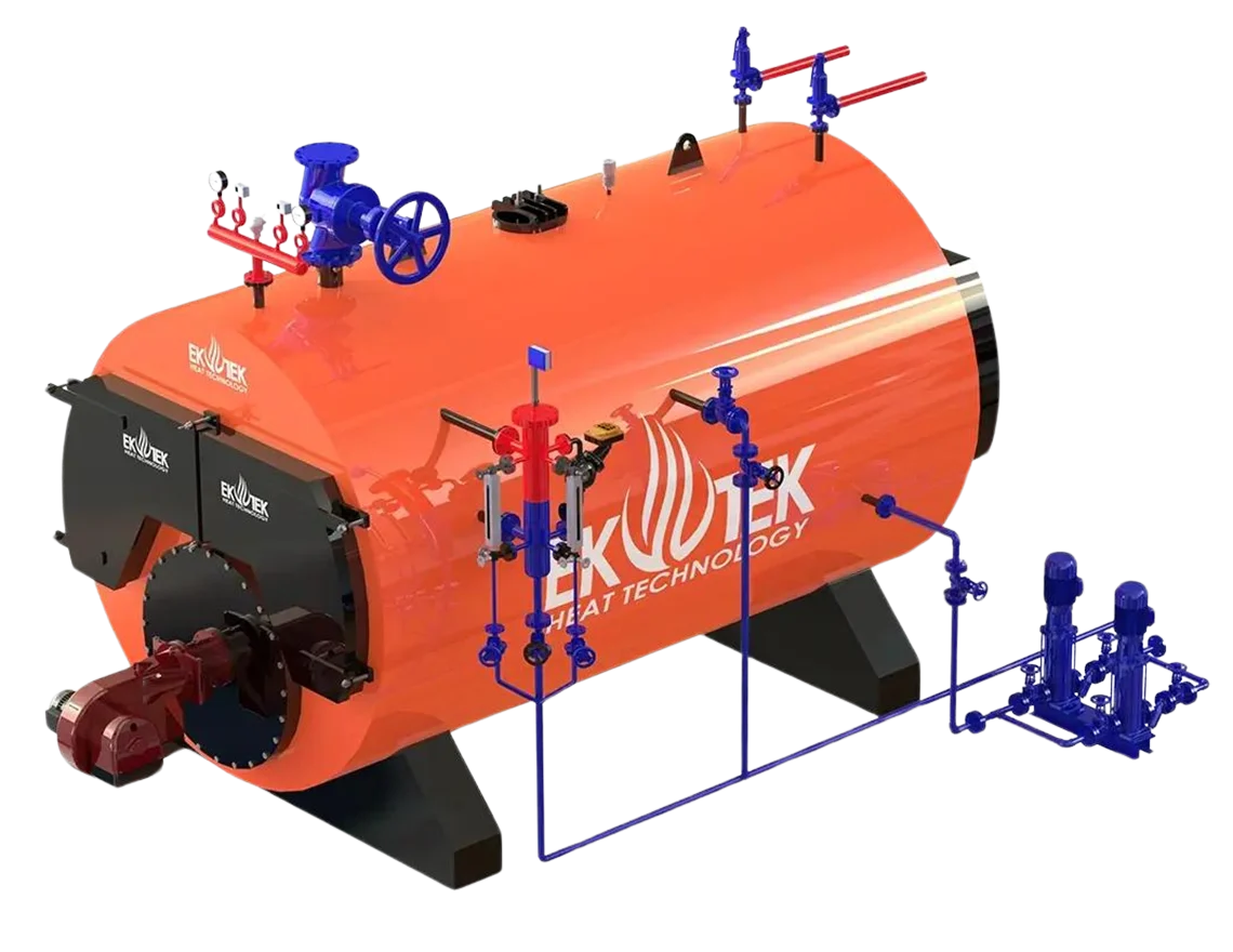 Liquid Gas Fuel High Pressure Steam Boiler - Storm Series - Ekotek