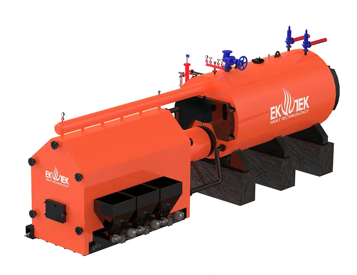 Volcano Series - Solid Fuel Steam Boiler - Ekotek